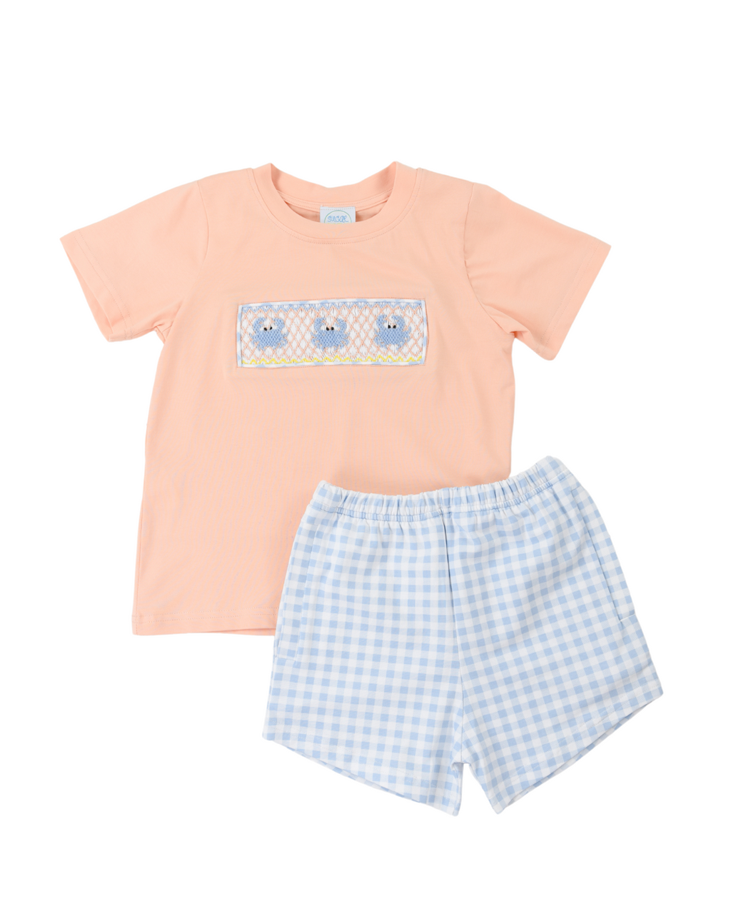 Little Blue Crab Boy Short Set – Sugar Dumplin' Kids