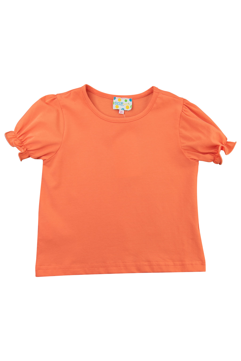 Girls Coral Shirt Only – Sugar Dumplin' Kids