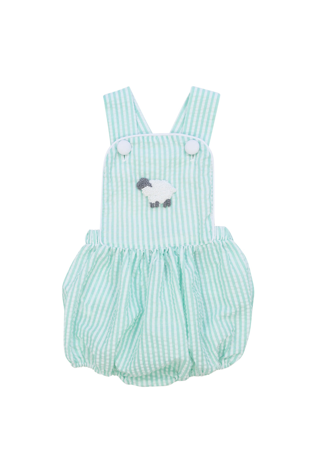 Boys French Knot Lamb Bubble – Sugar Dumplin' Kids